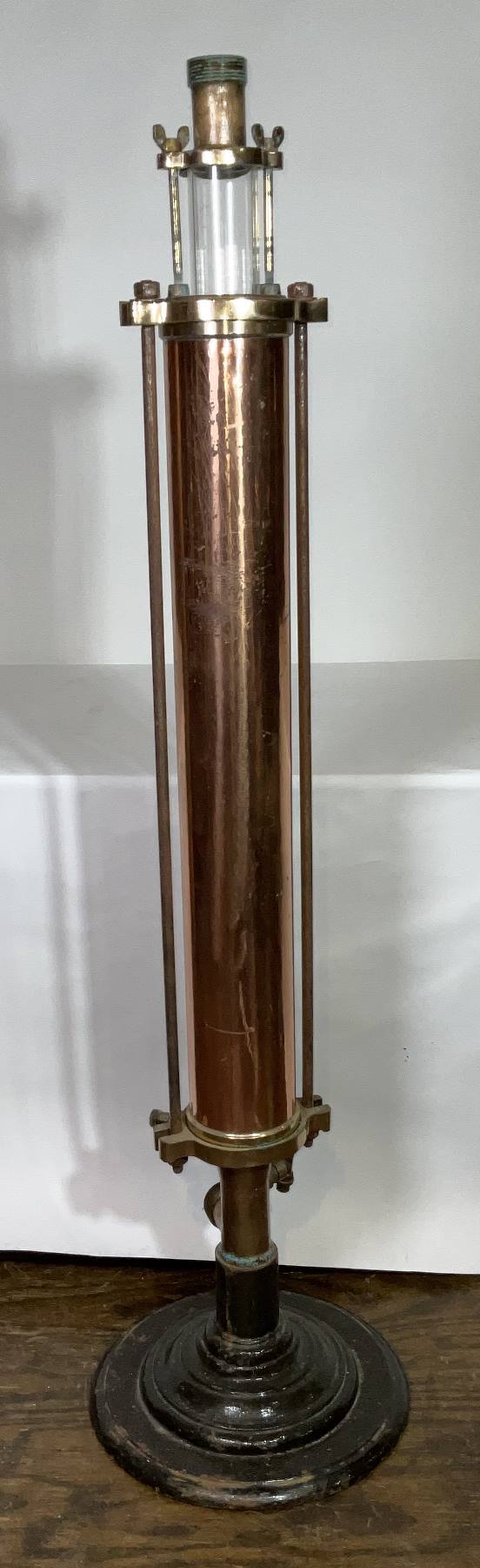 Industrial Copper Fluid Level Instrument – Lannan Gallery