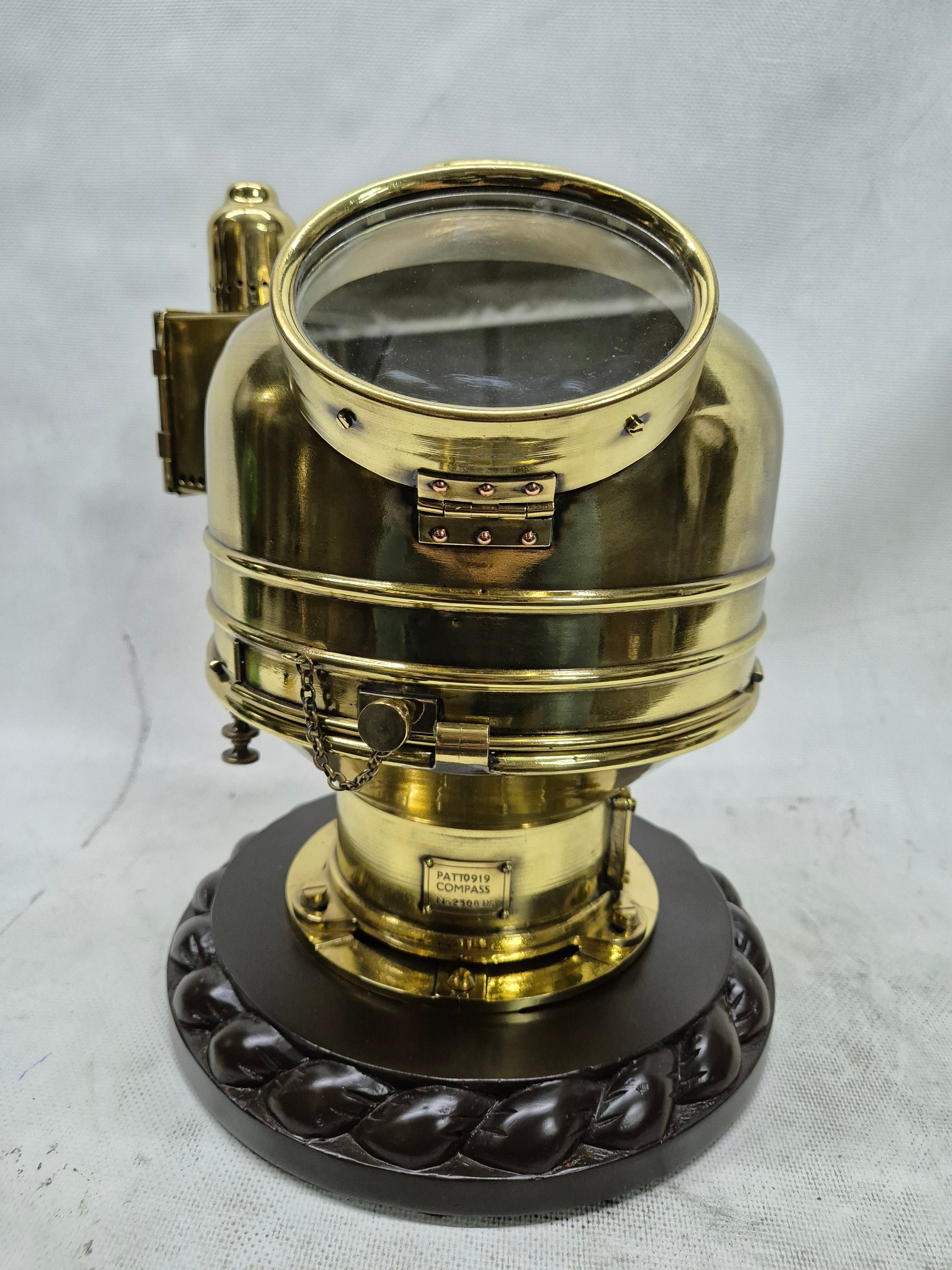 British Royal Navy Small Craft Binnacle Compass – Lannan Gallery
