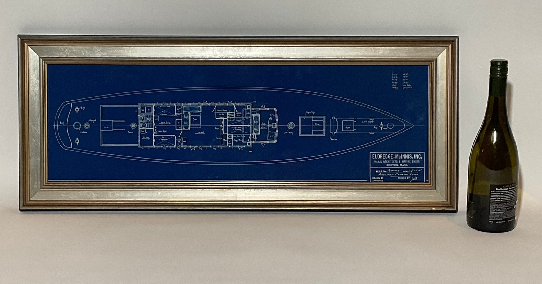 Marine Blueprint from Eldredge McInnis – Lannan Gallery