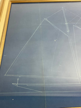 Extremely Rare Yacht Atlantic Blueprint – Lannan Gallery
