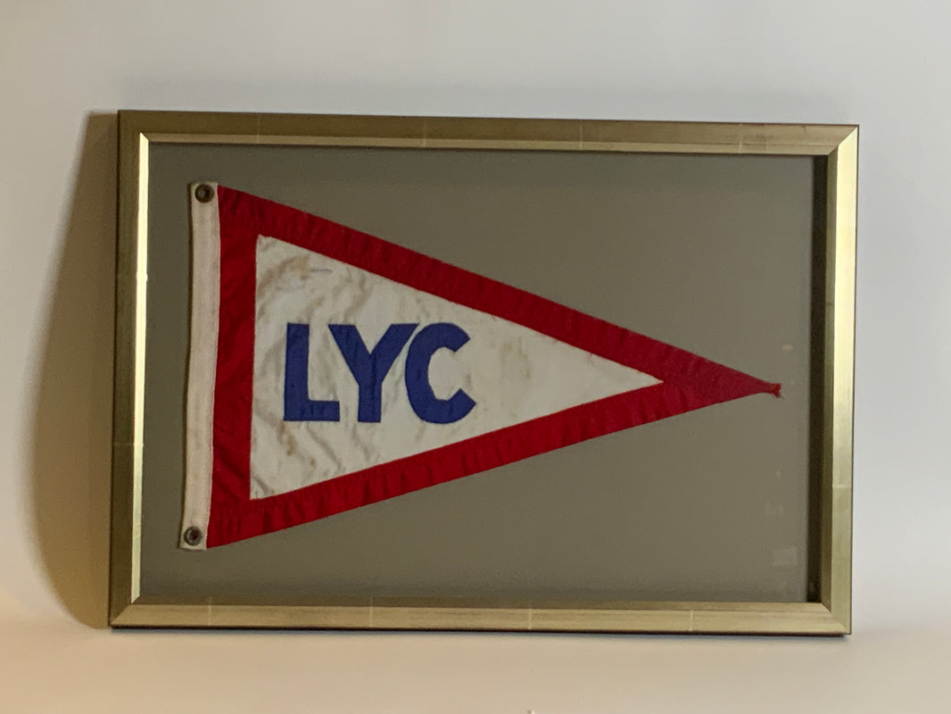 Framed Yacht Burgees and Flags – Lannan Gallery