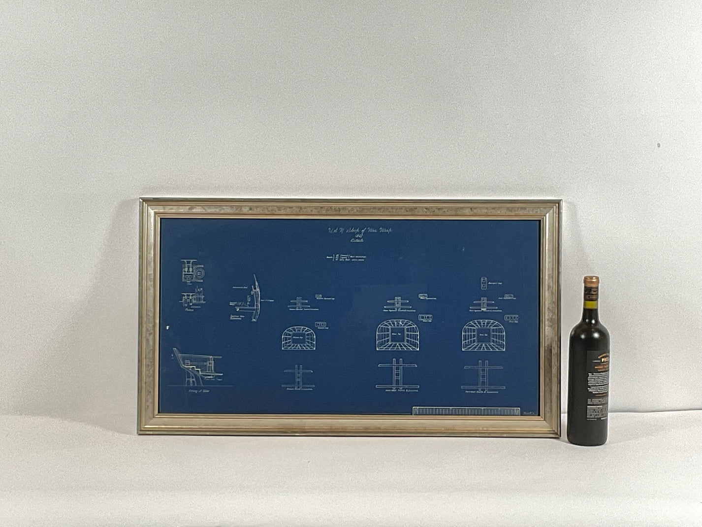 Original Howard Chapelle Blueprint Of USS Wasp – Lannan Gallery