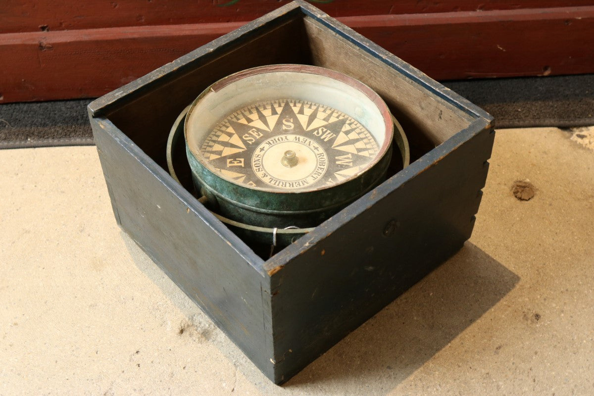 19th Century Compass by Robert Merrill – Lannan Gallery