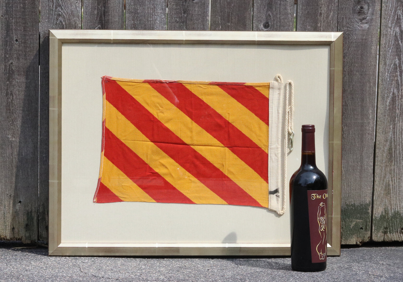 Framed Yacht "Y" Signal Flag – Lannan Gallery