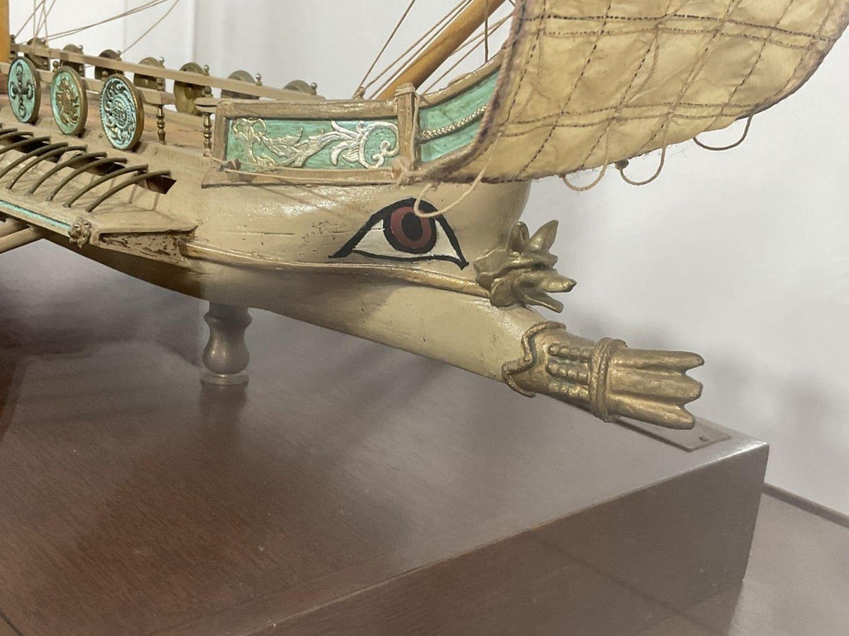 Ship Model Of A Roman Bireme – Lannan Gallery
