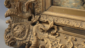 Oil on Canvas by P.J. Clays, Gift to J.P. Morgan, 1897 – Lannan Gallery