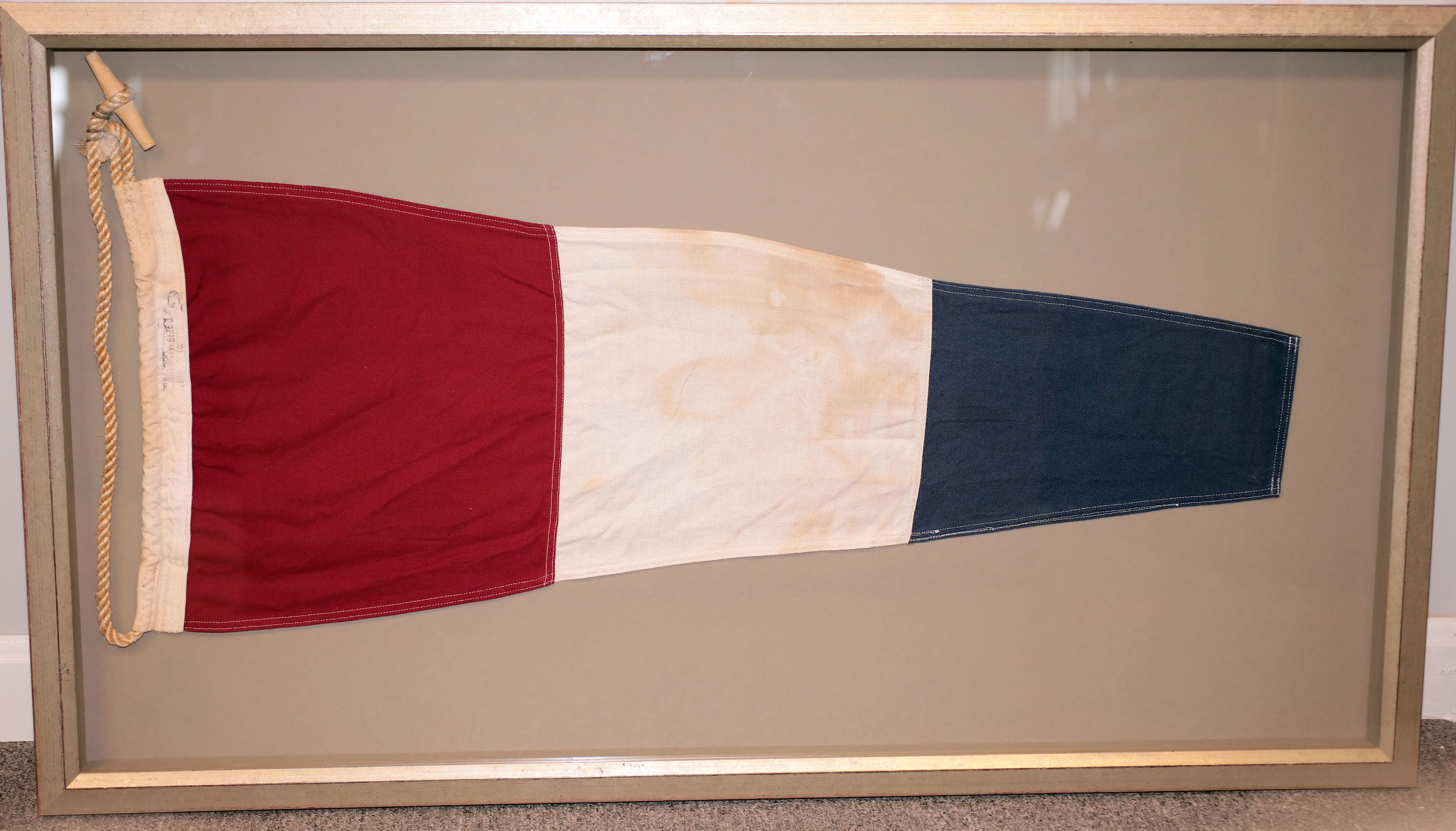 Framed ICS Numeral Pennant, 3 – Lannan Gallery