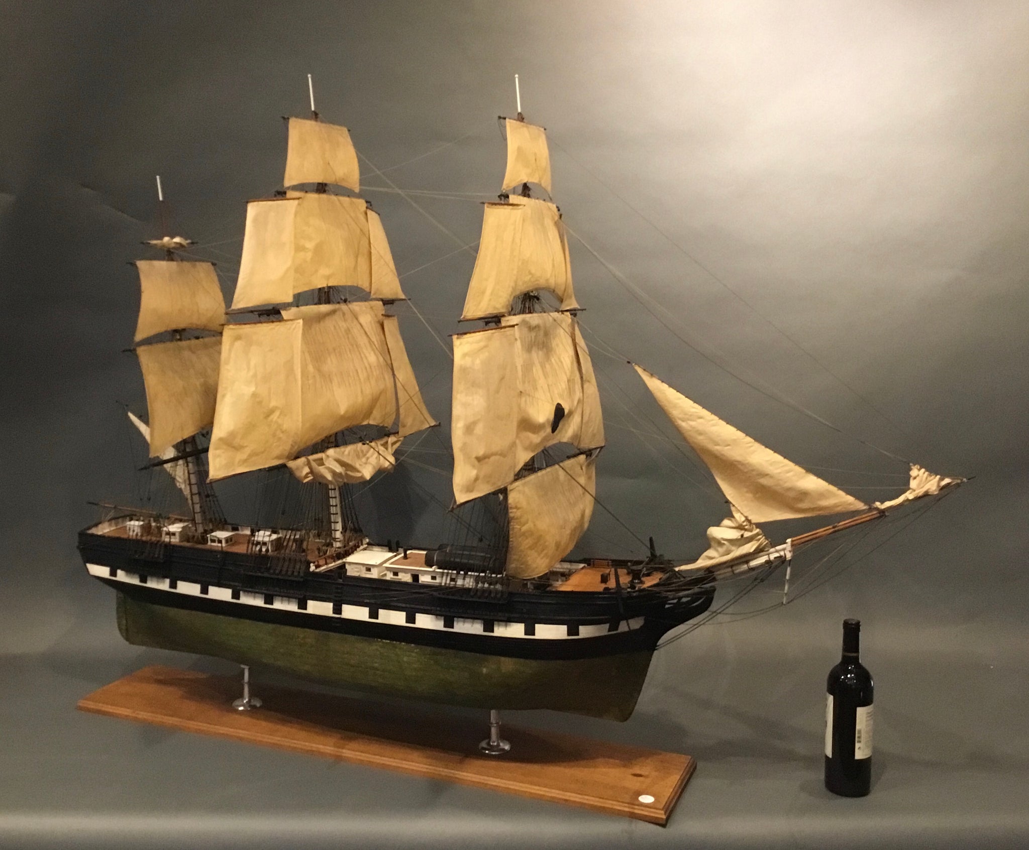 Spectacular Model of the Packet Ship Issac Webb – Lannan Gallery