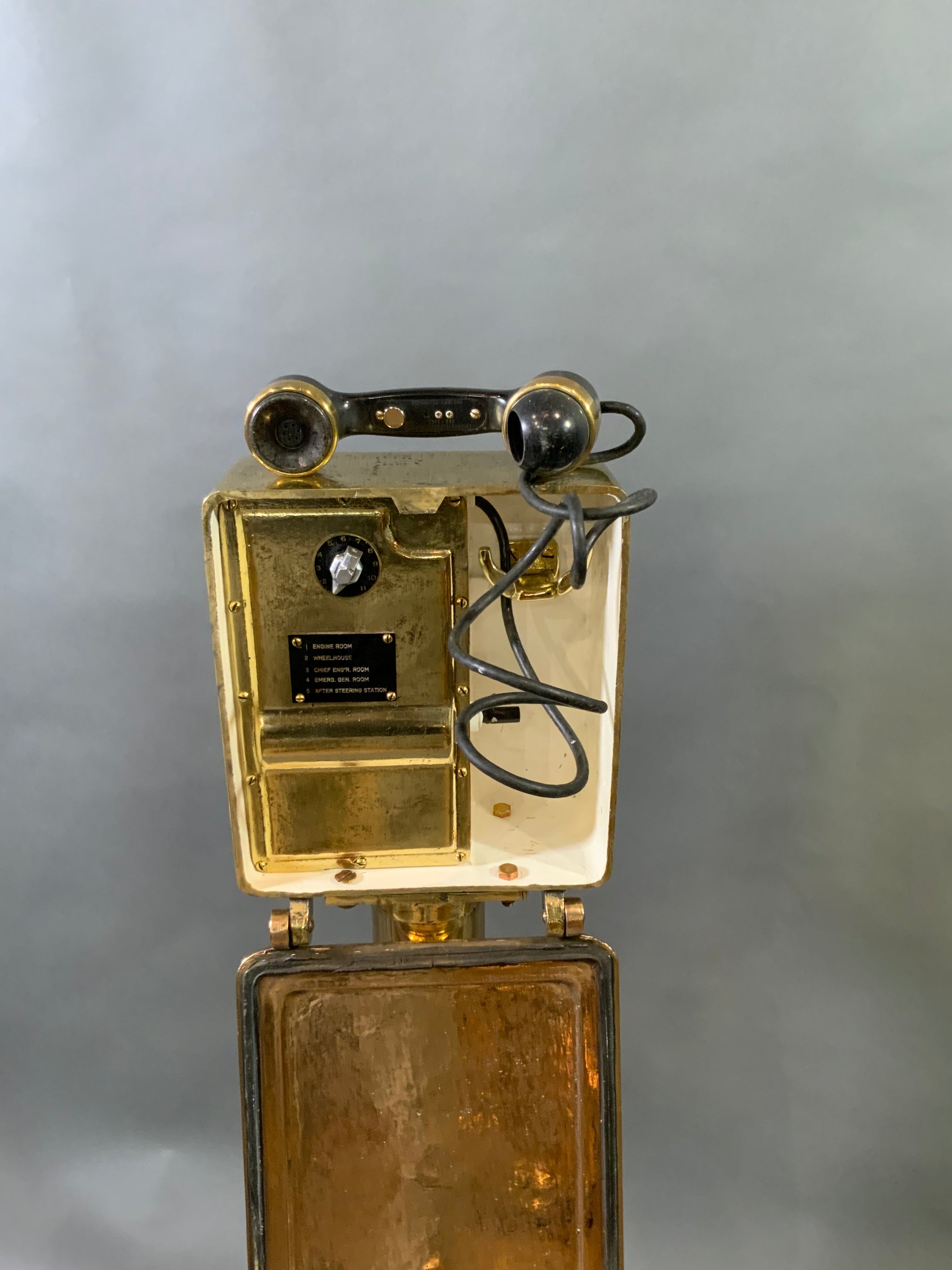 Solid Brass Ships Telephone – Lannan Gallery