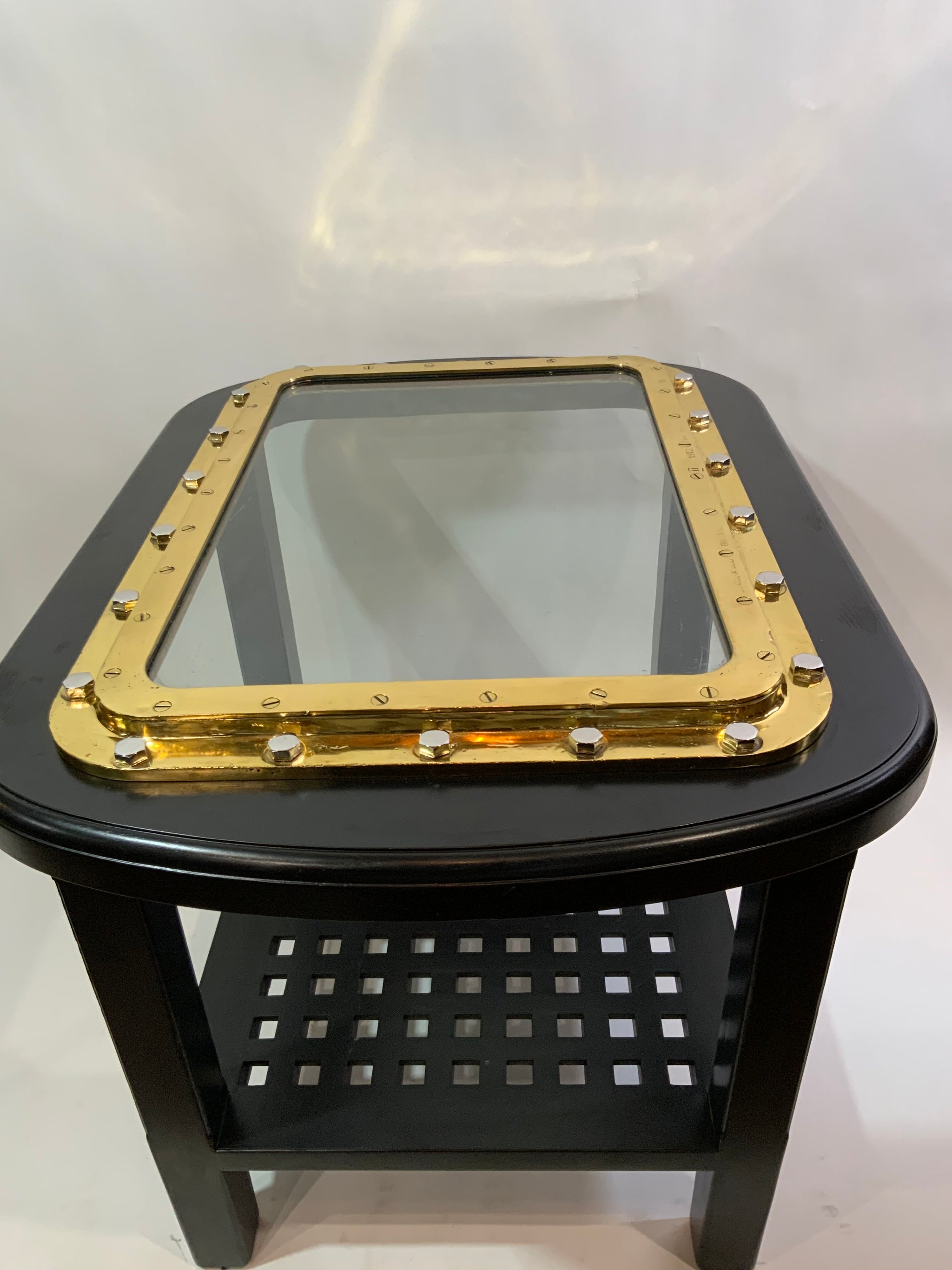 Brass Porthole Table – Lannan Gallery