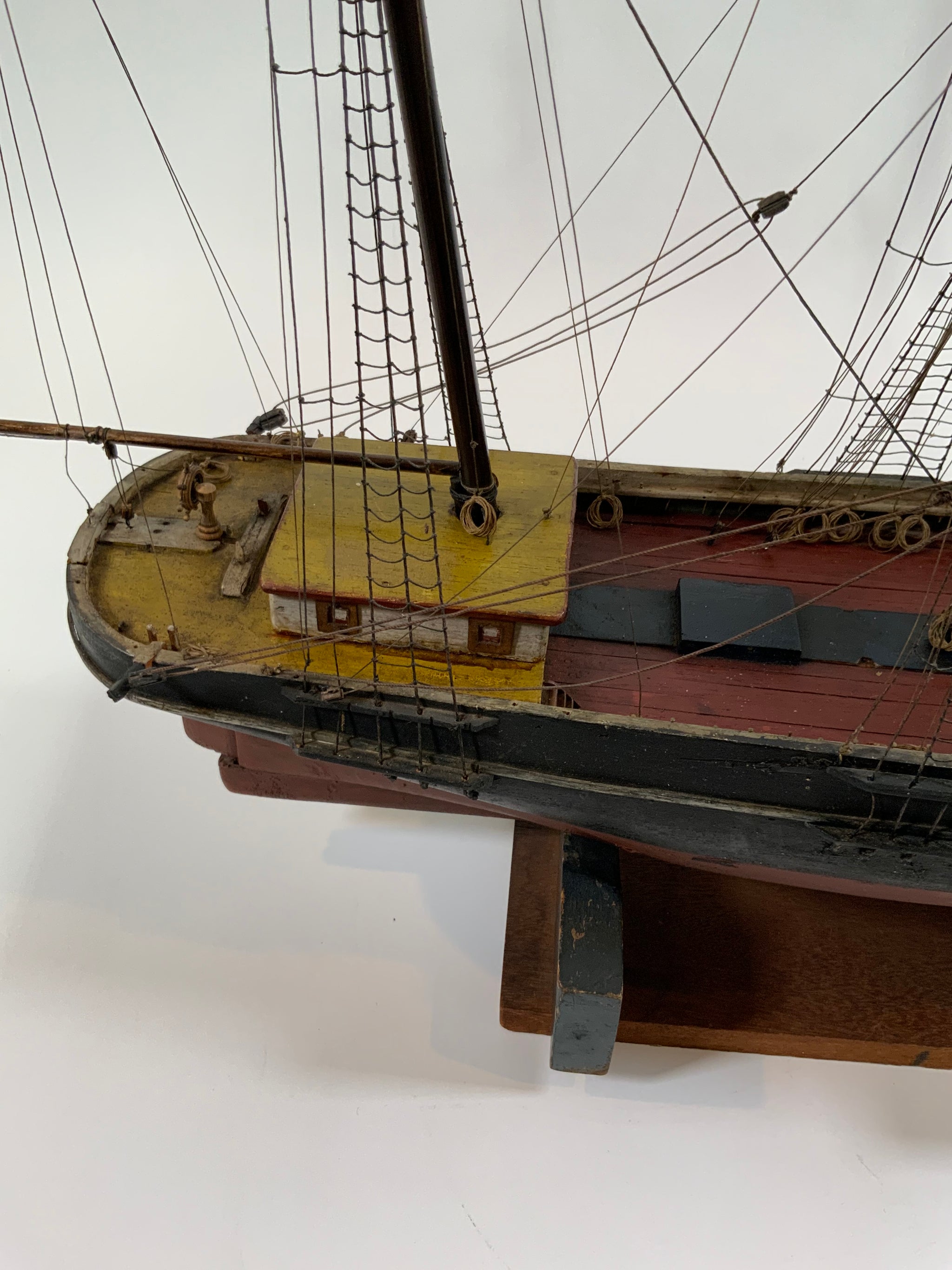Antique Ship Model of an American Bark – Lannan Gallery