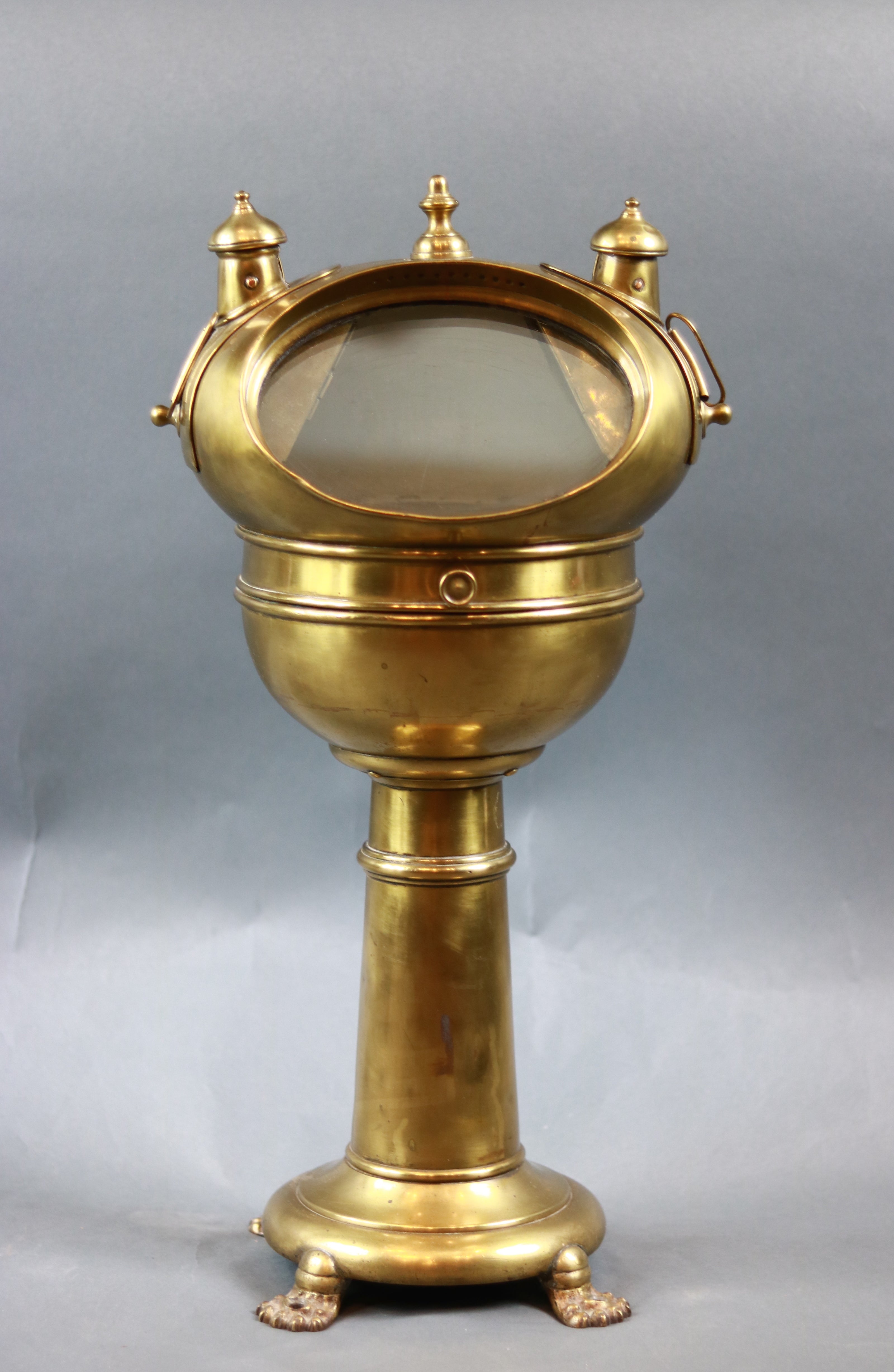 Brass Binnacle on Pedestal – Lannan Gallery