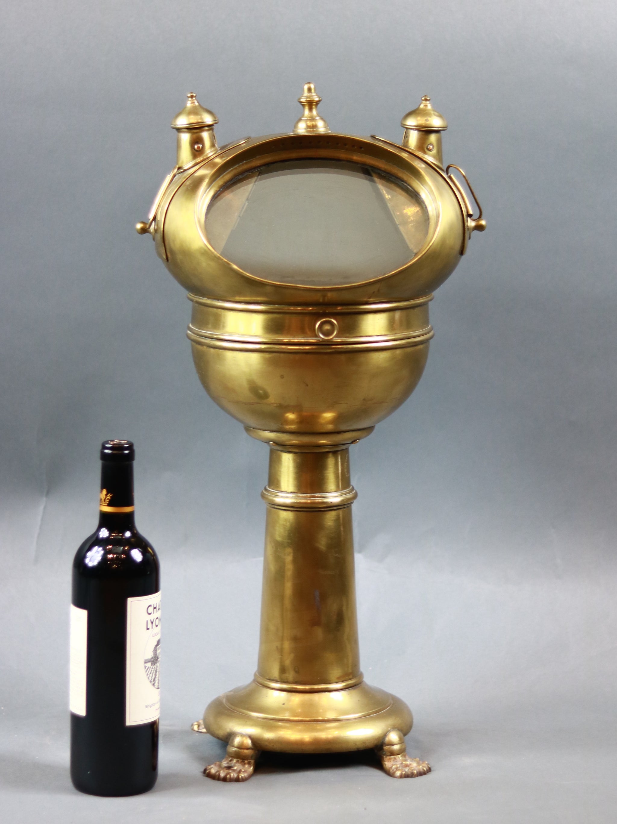 Brass Binnacle on Pedestal – Lannan Gallery