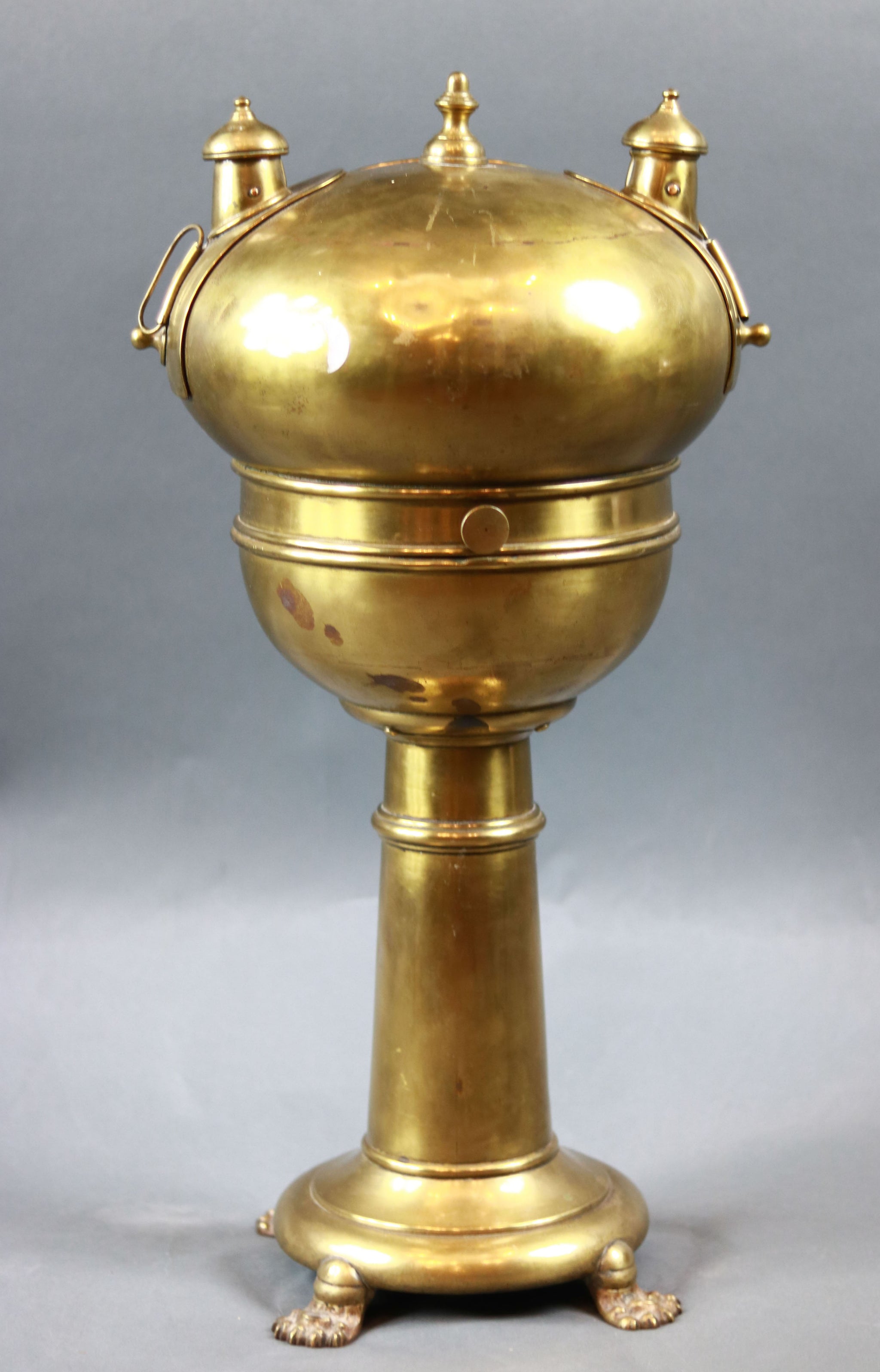 Brass Binnacle on Pedestal – Lannan Gallery