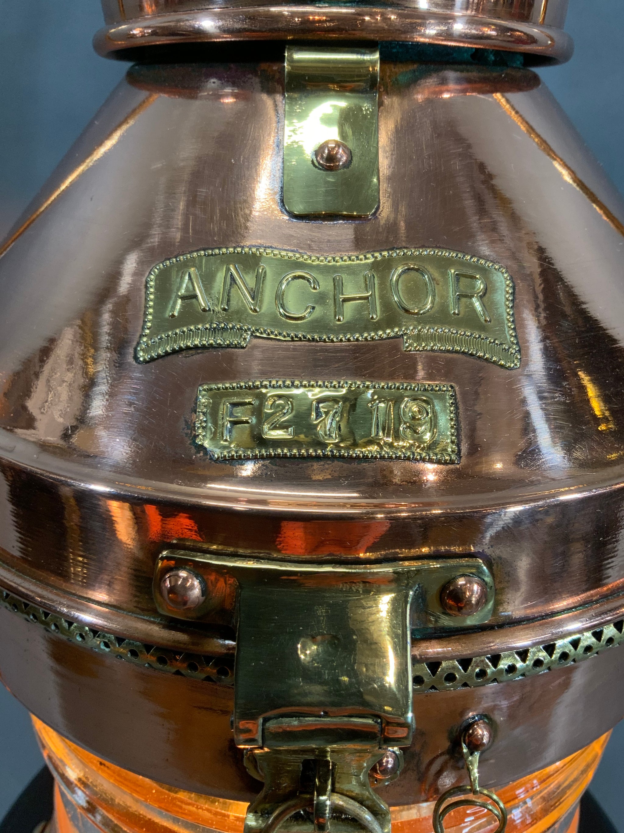 Solid Copper Ships Lantern Circa 1930 – Lannan Gallery