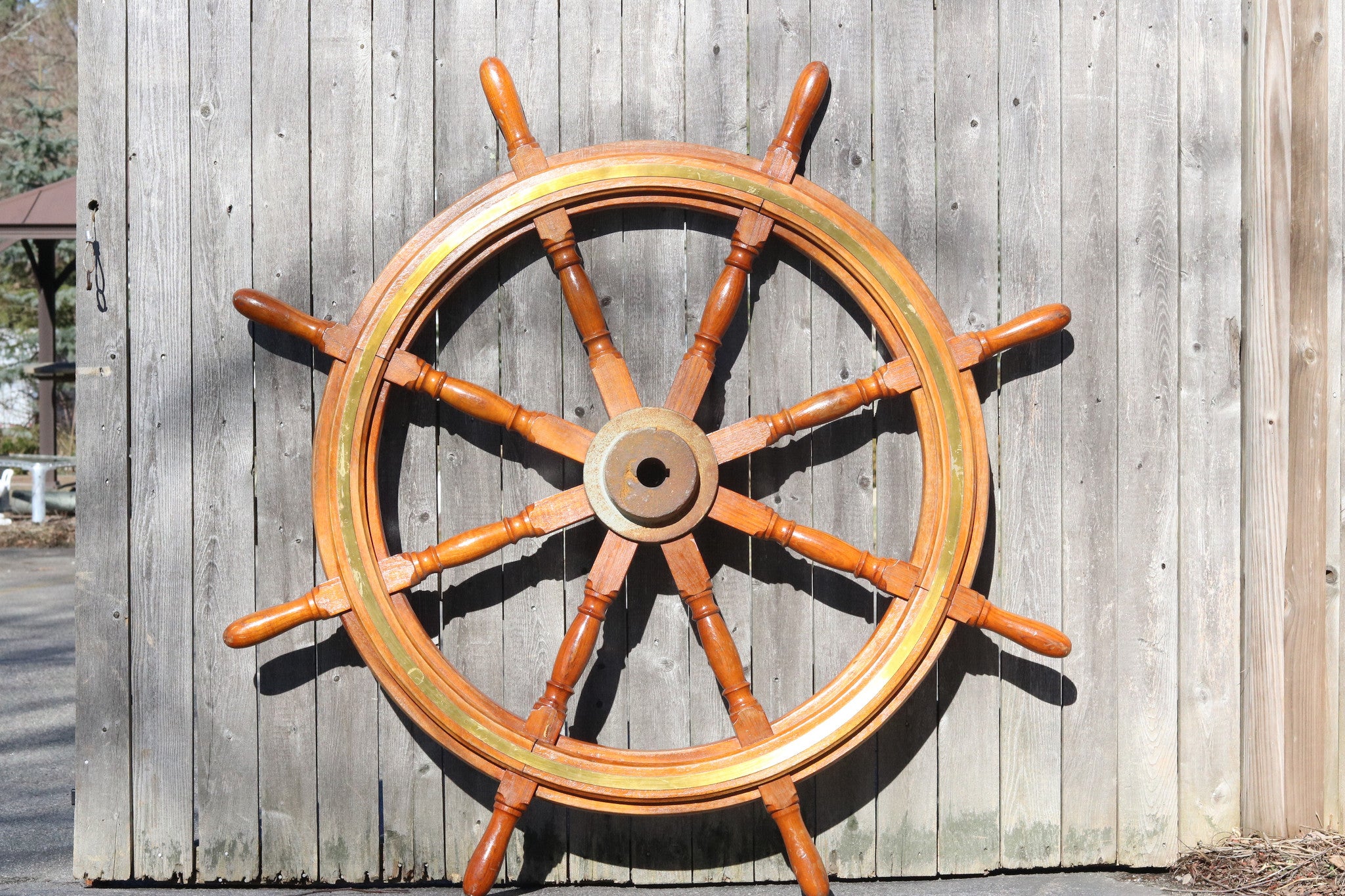 Eight-Spoke Authentic Ship's Wheel – Lannan Gallery