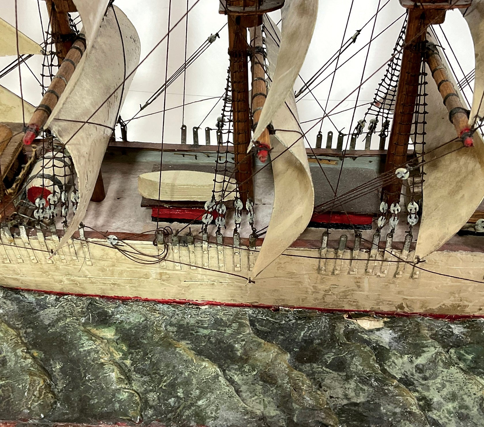 Ship Model Of A Four Masted Barque – Lannan Gallery