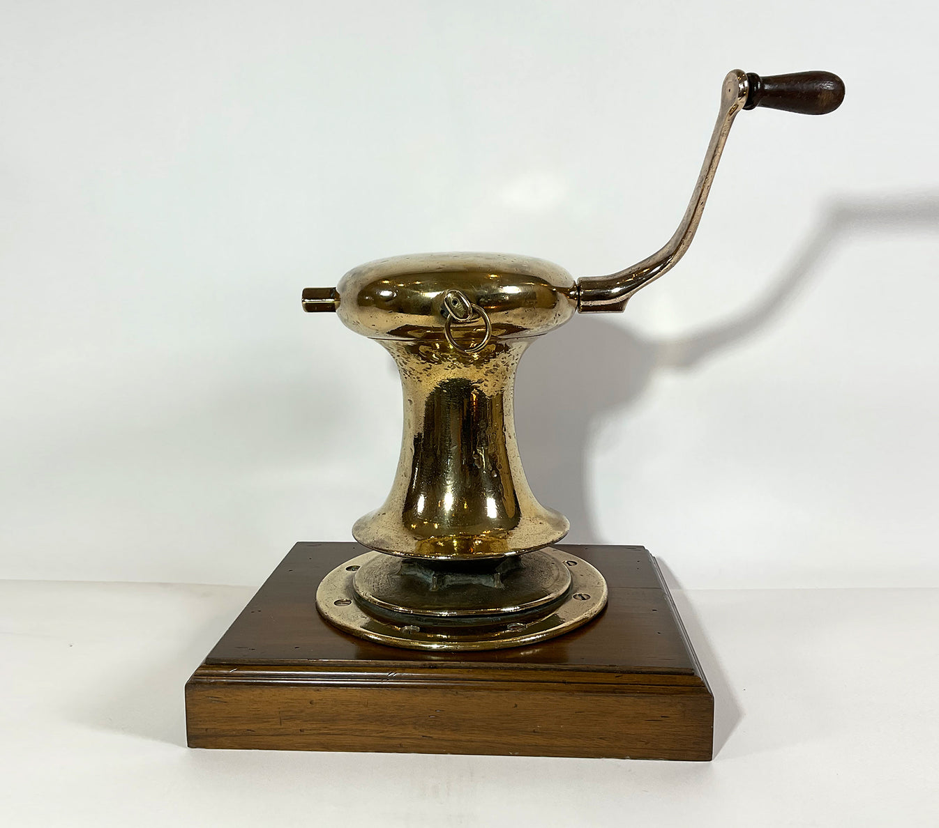 Polished Brass Yacht Capstan By Hereshoff – Lannan Gallery