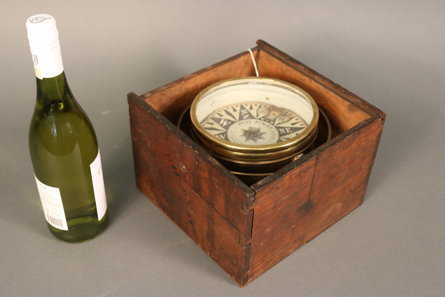 19th-Century Boxed Compass – Lannan Gallery